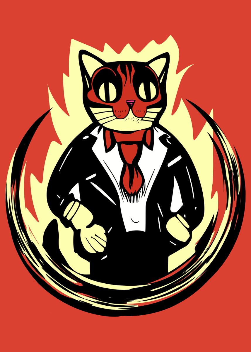 'Strange Cats' Poster by Ilya Danilov | Displate