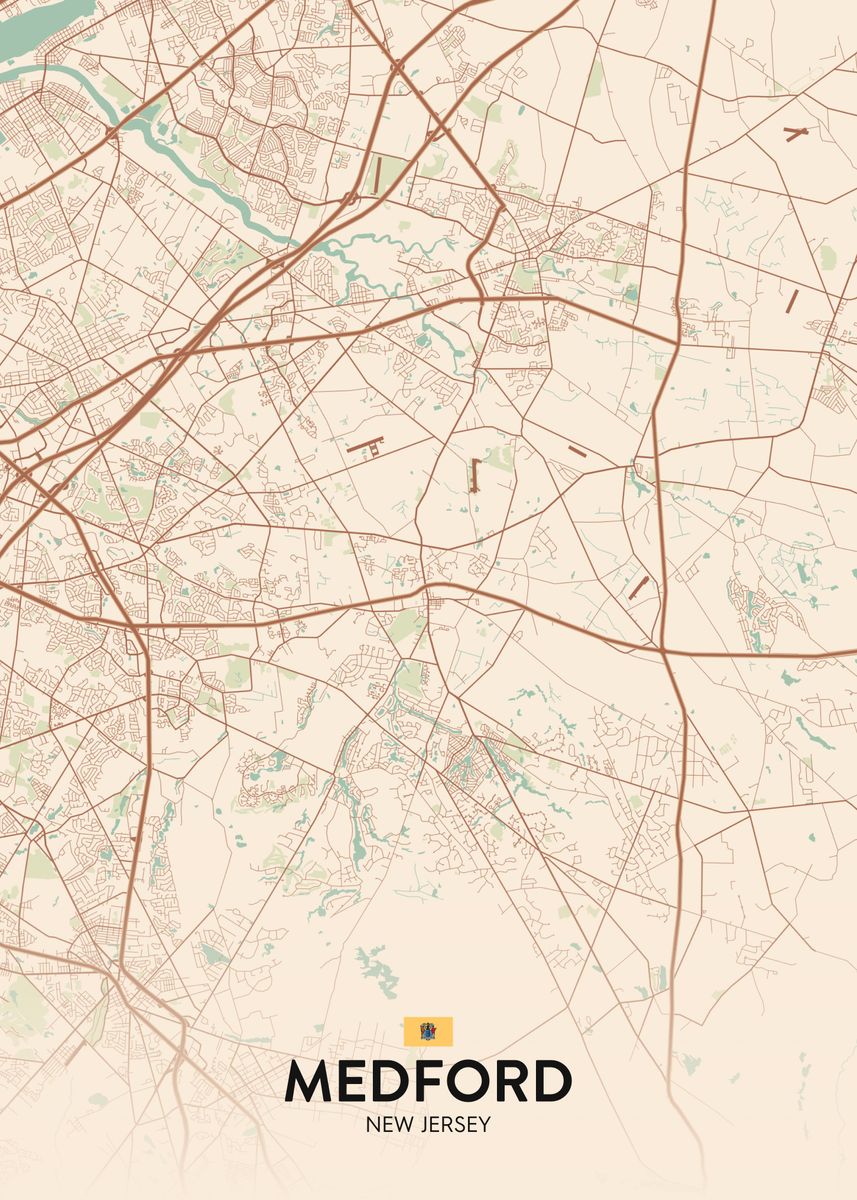 'Medford NJ' Poster by IMR Designs | Displate