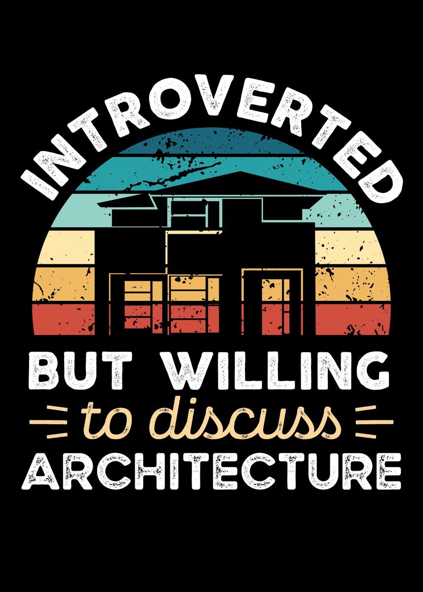 'Introverted Architecture' Poster, picture, metal print, paint by Phil ...