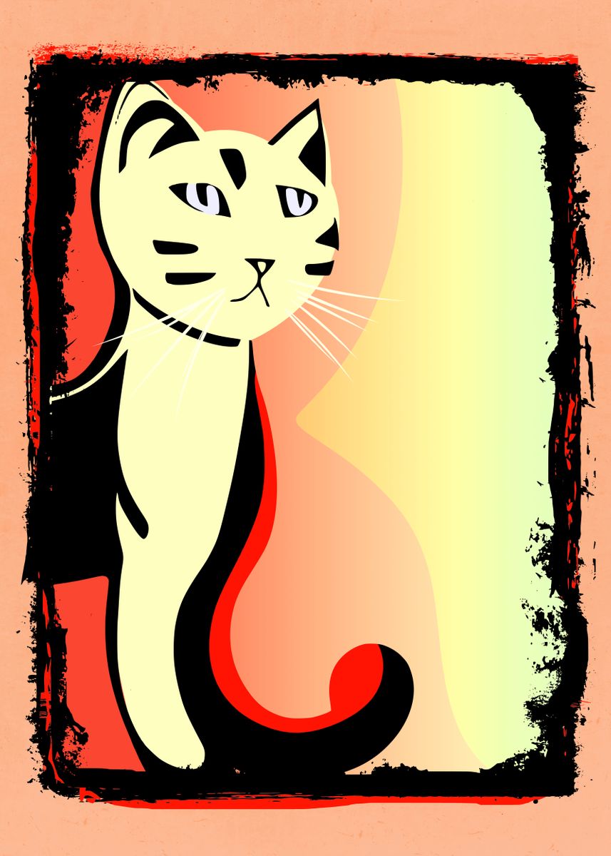 'Strange Cats' Poster by Ilya Danilov | Displate