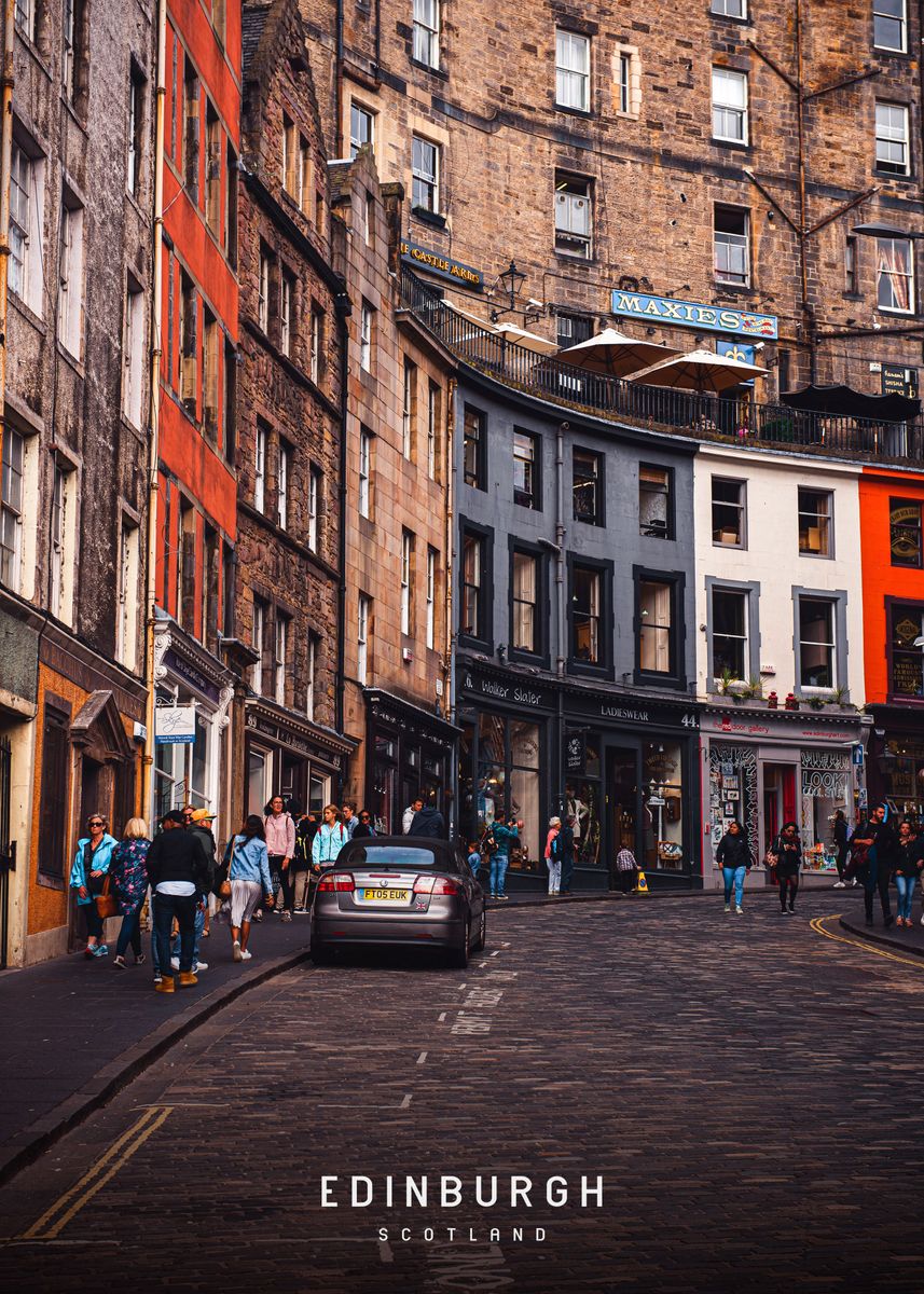 'Edinburgh ' Poster, picture, metal print, paint by Explore Universe ...
