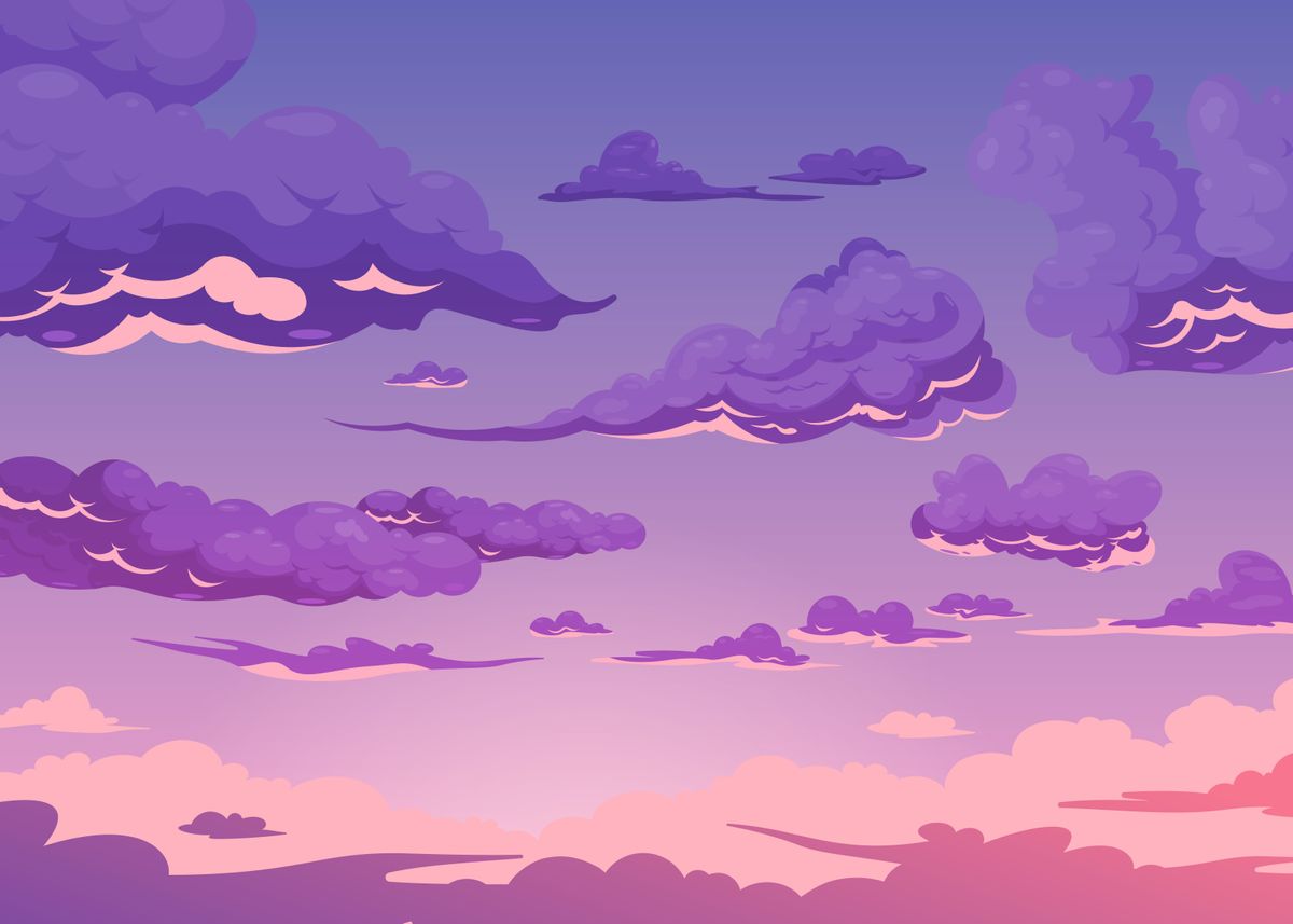 'Cloud Sky' Poster by Pathetic Design | Displate