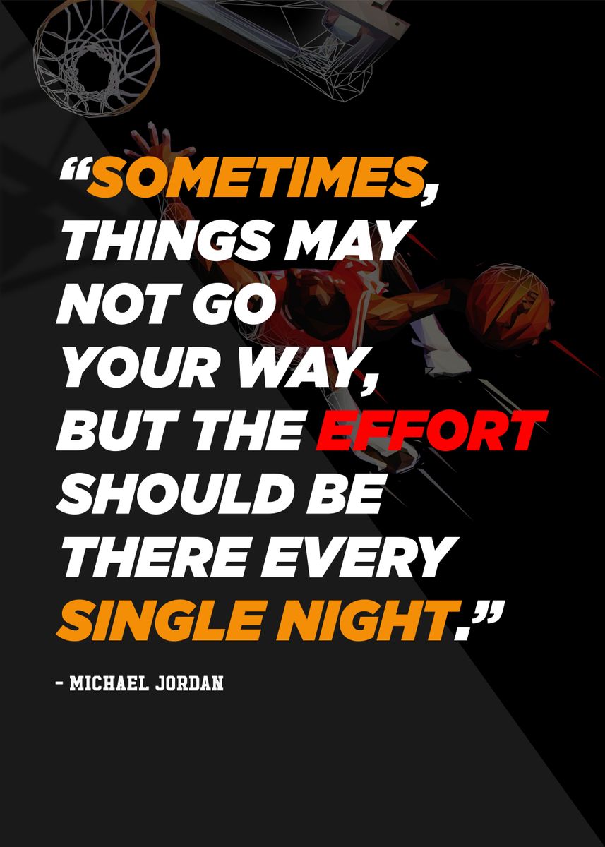 'Jordan quotes' Poster by limited editions displate Posters | Displate