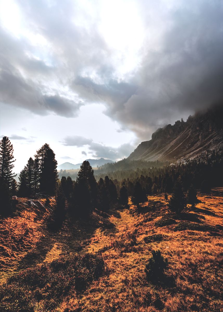 'Autumnal Approach' Poster, picture, metal print, paint by Jake Steed ...