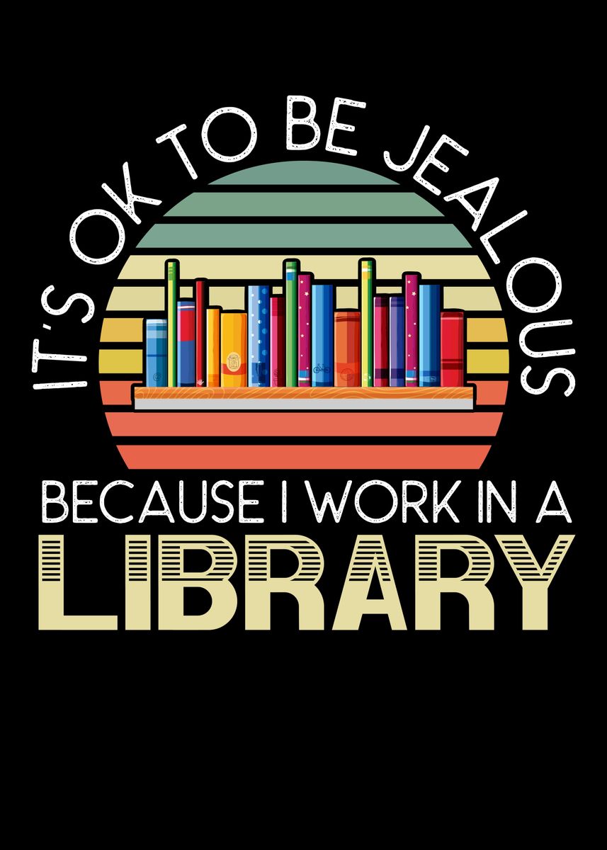 'Librarian' Poster, picture, metal print, paint by NAO | Displate