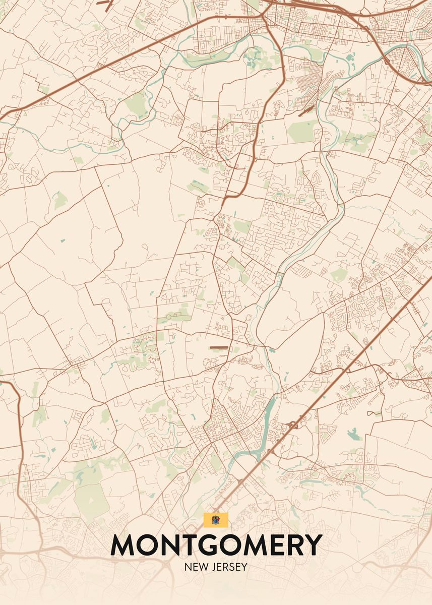 'Montgomery NJ' Poster by IMR Designs | Displate