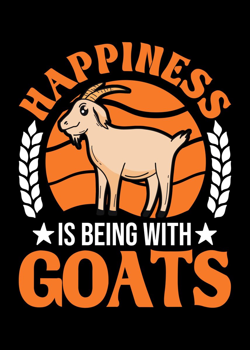 'Goats Lucky Goat Host' Poster by FavoritePlates | Displate