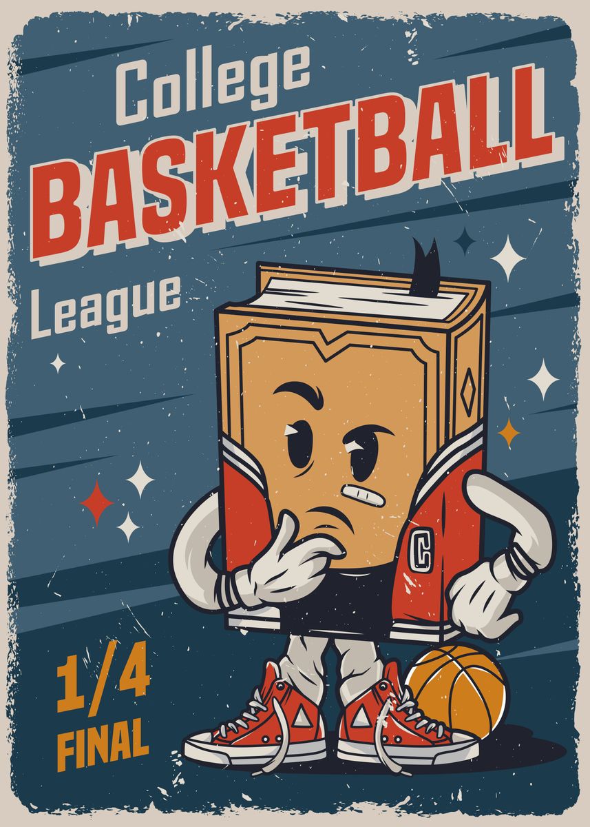 'Vintage college posters' Poster by DianeFFlower | Displate