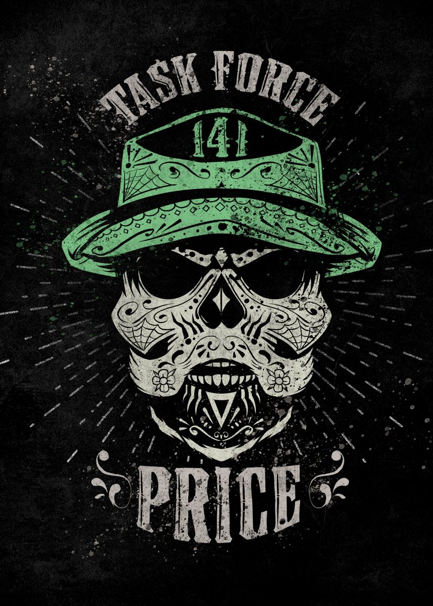 'Task Force Price' Poster, picture, metal print, paint by Call of Duty ...