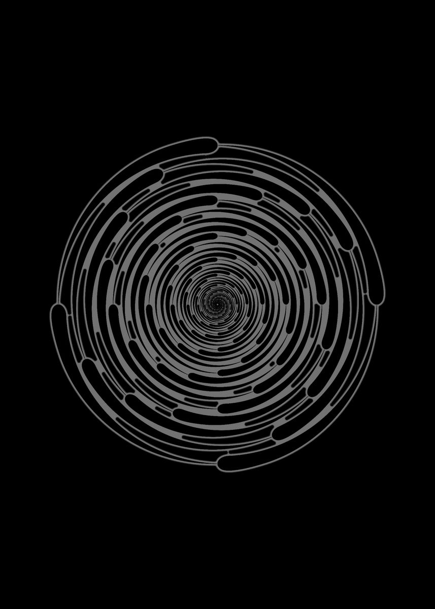 'abstact circle ' Poster, picture, metal print, paint by mystery box ...