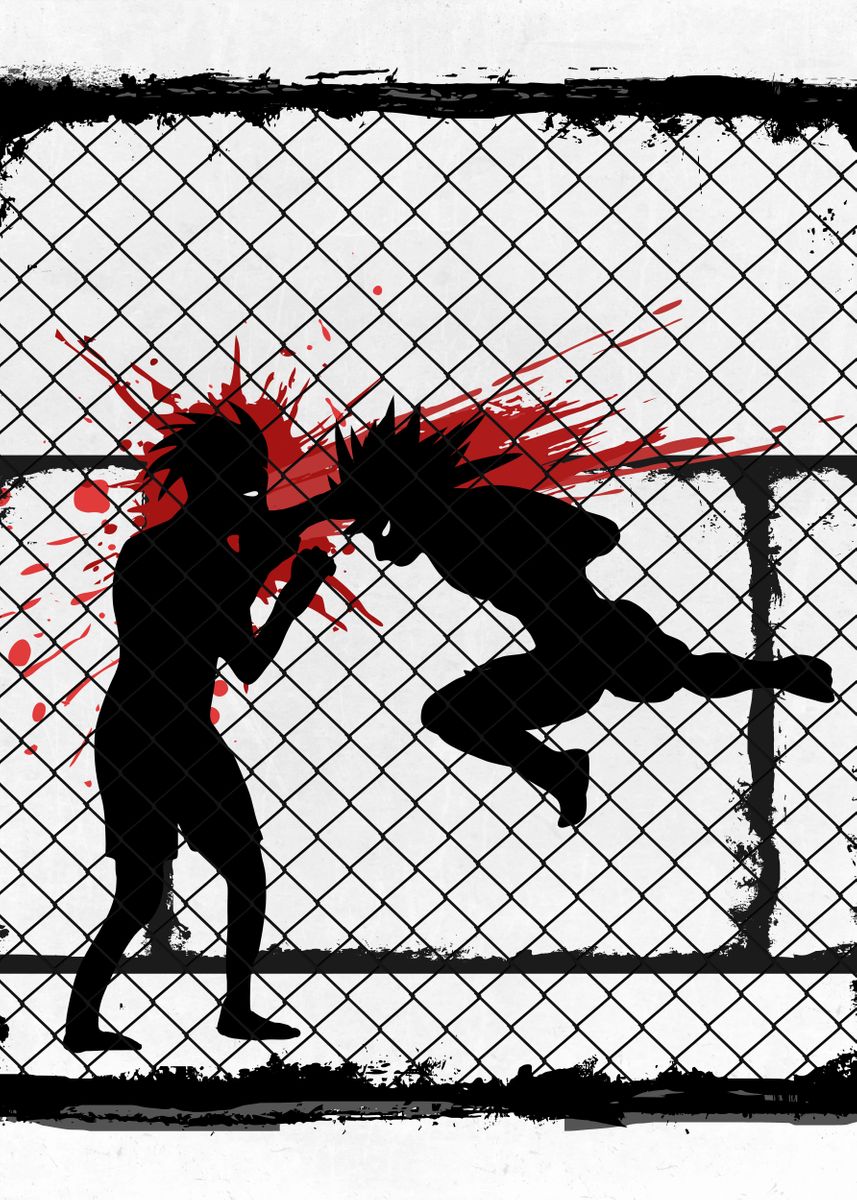 'Fighting Without Rules' Poster by Ilya Danilov | Displate