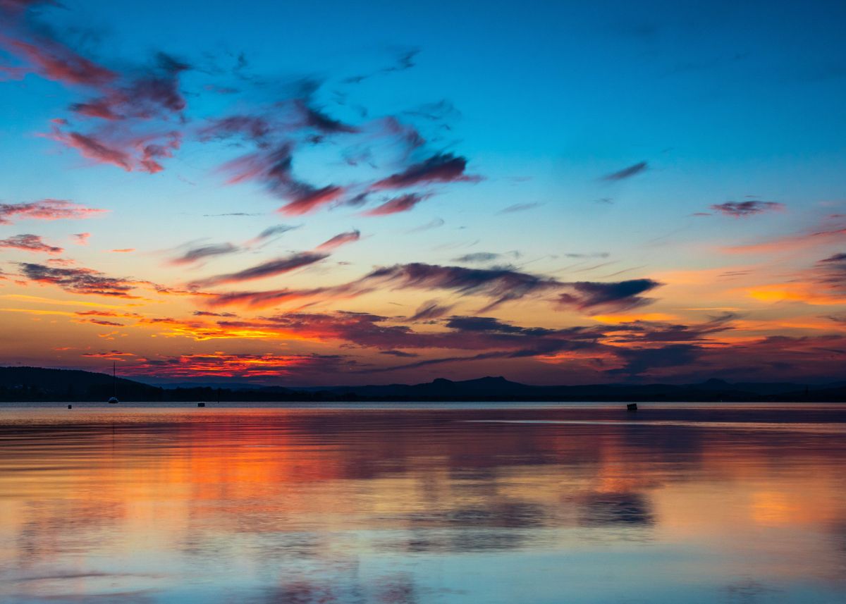 'fire heaven' Poster by Marc Kunze | Displate