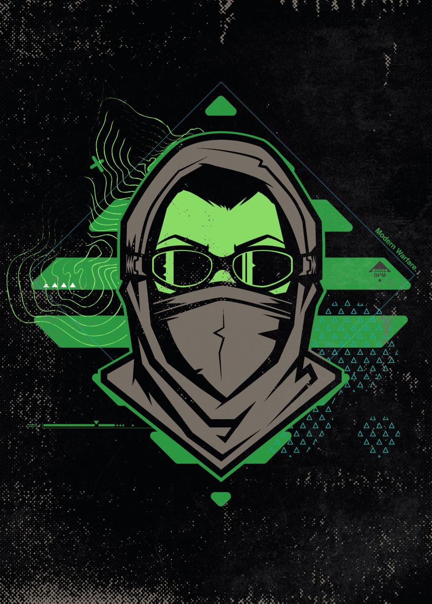 'Incognito green' Poster by Call of Duty | Displate