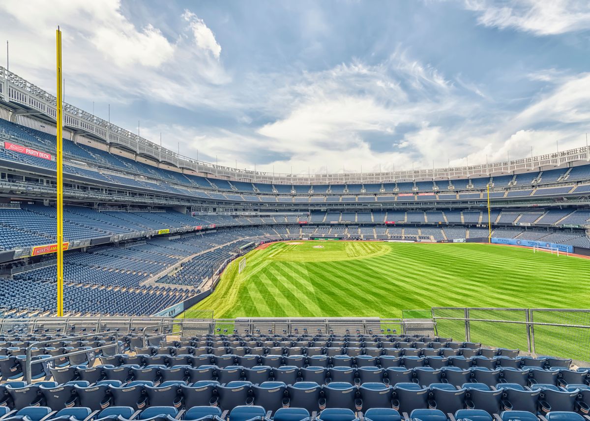 'Baseball Stadium' Poster by Mango Art | Displate