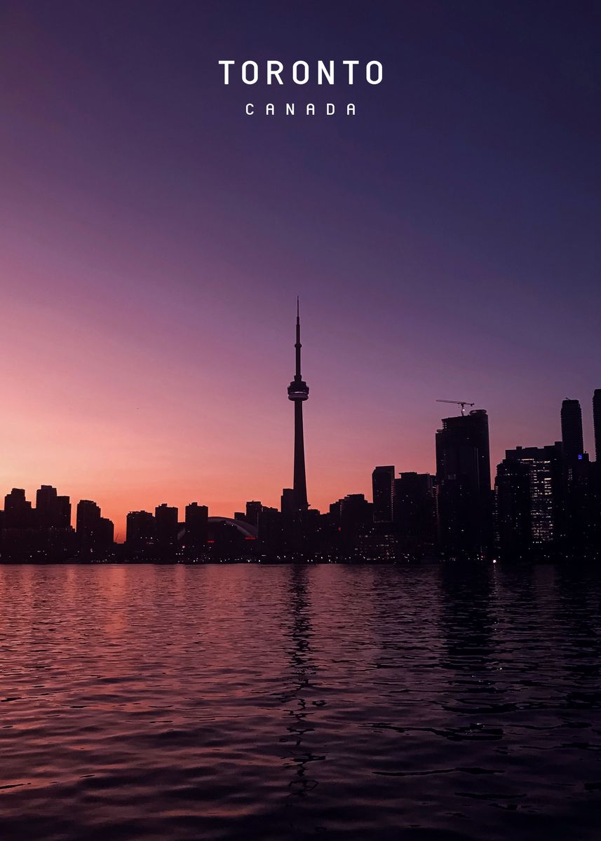 'Toronto ' Poster, picture, metal print, paint by Travel Addict | Displate