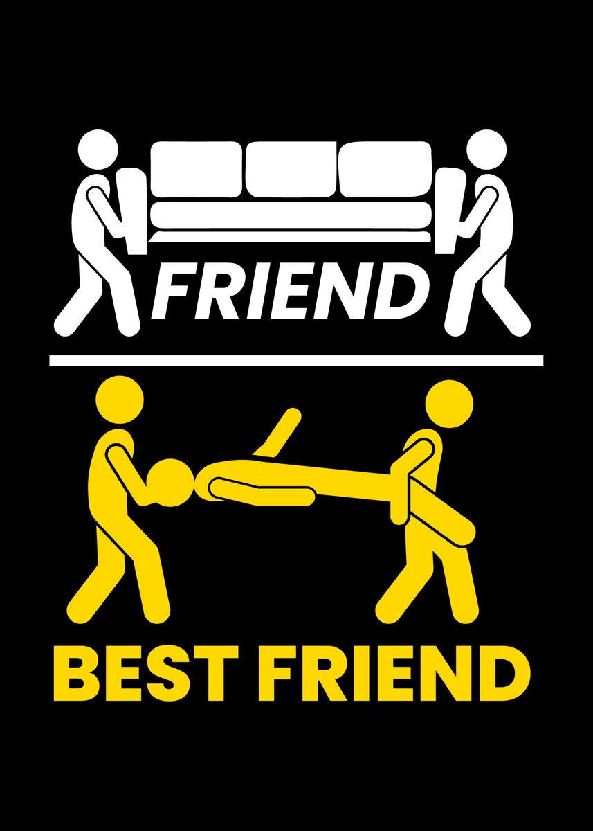 'Best Friend Sofa' Poster, picture, metal print, paint by Mooon | Displate