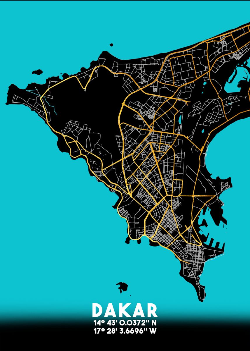 'Dakar' Poster by Clayborne Frank | Displate