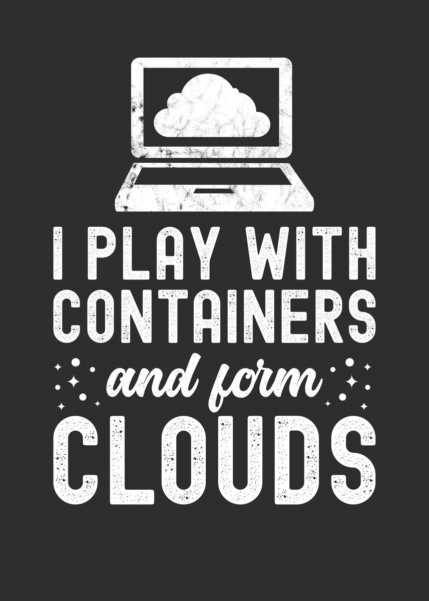 'Cloud Computing Engineer ' Poster, picture, metal print, paint by bobbyMC | Displate