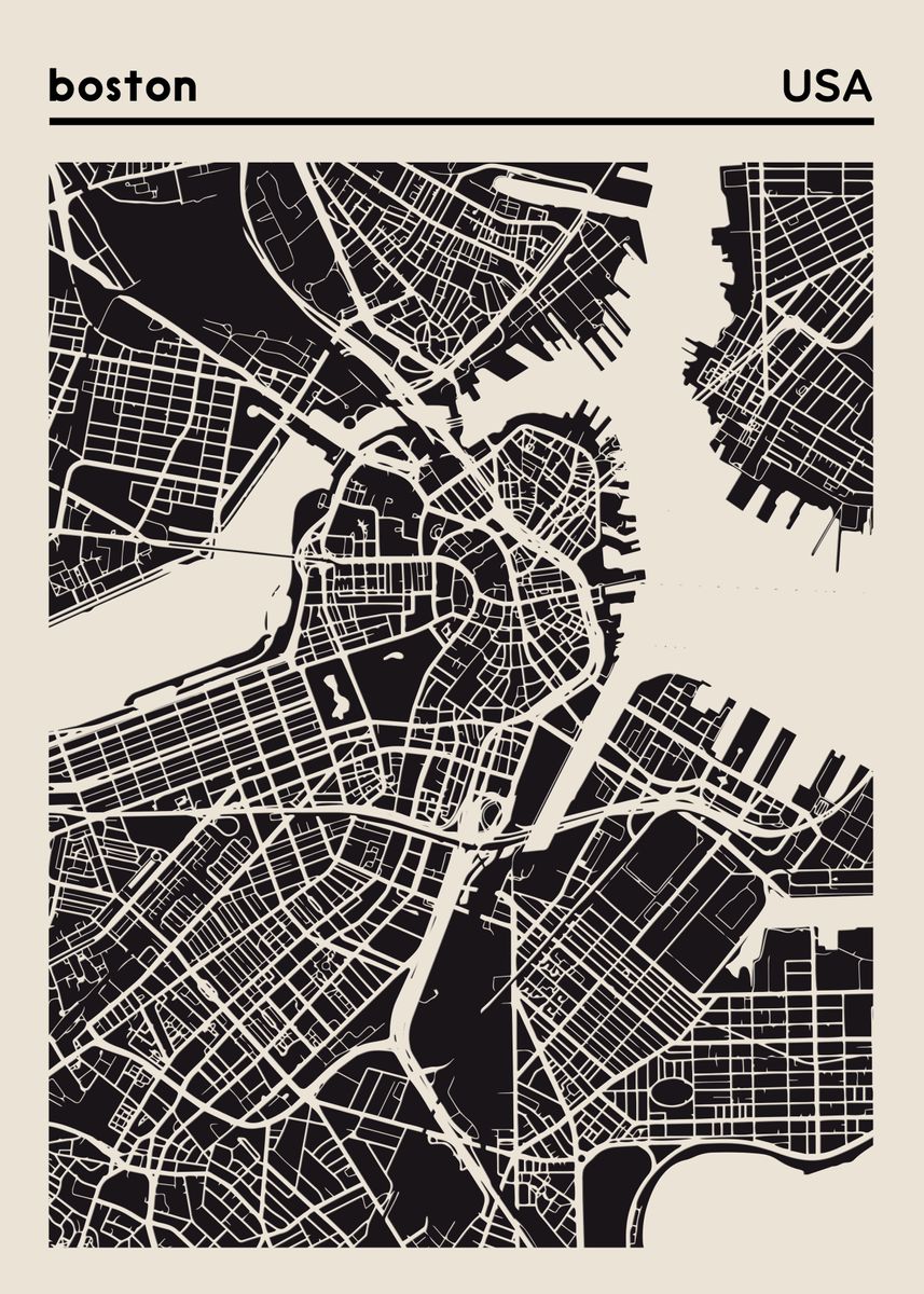 'Boston' Poster by Yates Madeline | Displate