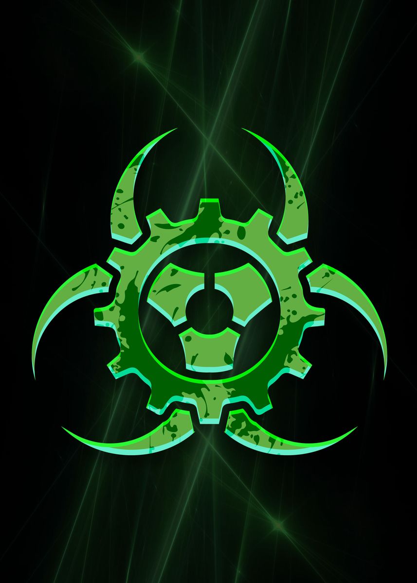 'Biopunk Symbol' Poster, picture, metal print, paint by AestheticAlex ...