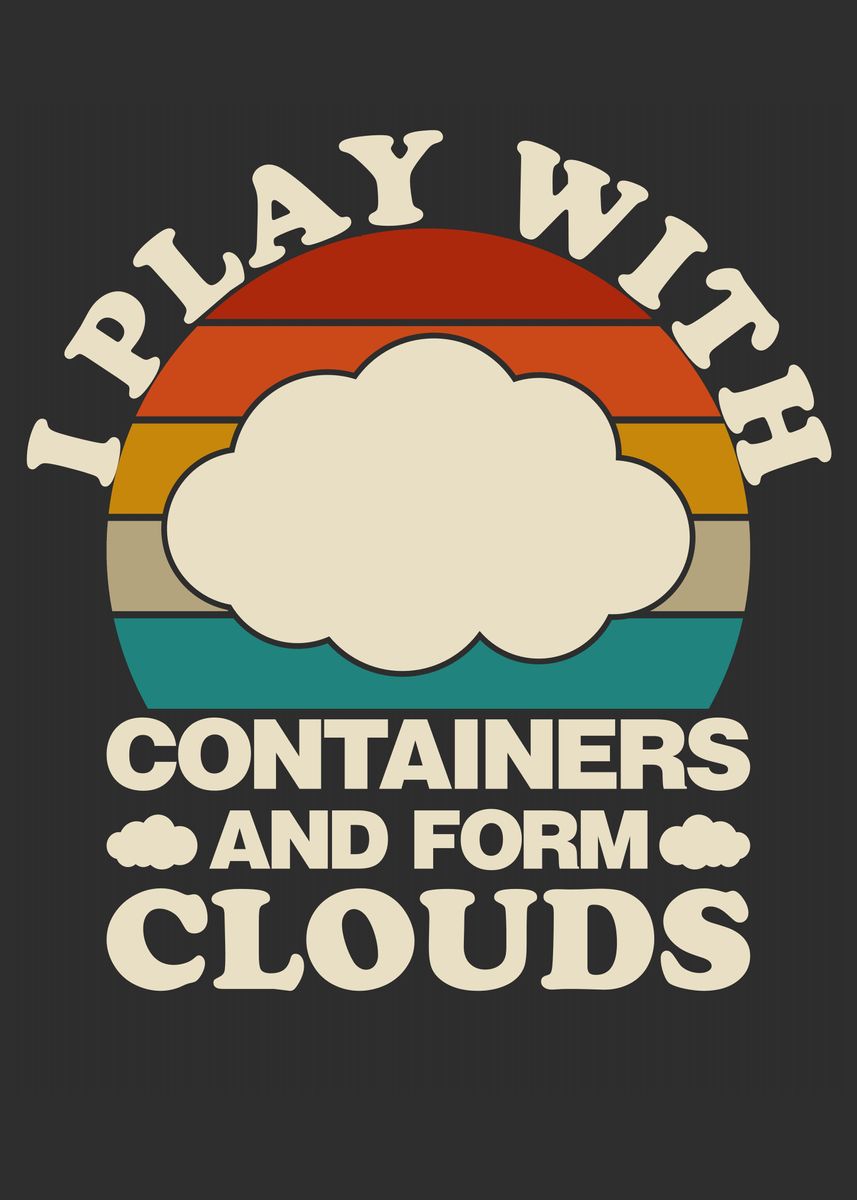 'Cloud Computing Computer' Poster by bobbyMC | Displate