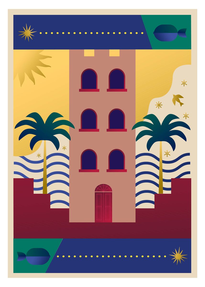 'egypt poster set' Poster by wan studio 50 | Displate