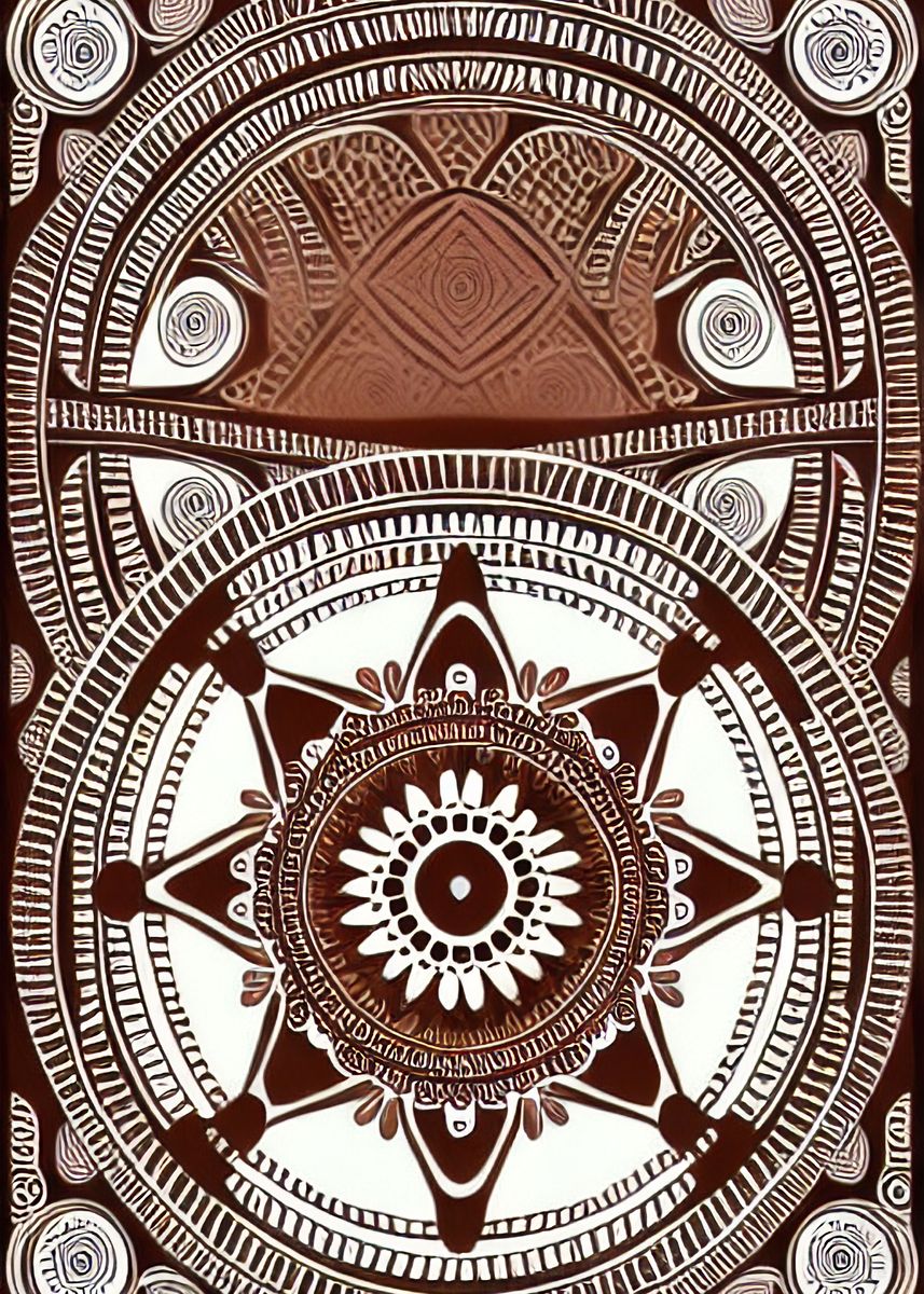 'Boho Star Power Tapestry' Poster, picture, metal print, paint by Chris ...