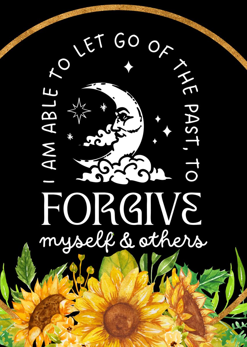 'Forgive' Poster, picture, metal print, paint by Juliana RW | Displate