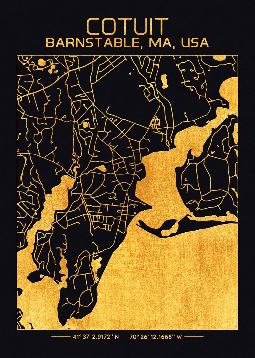 'Cotuit Barnstable' Poster by Denis Siggers | Displate