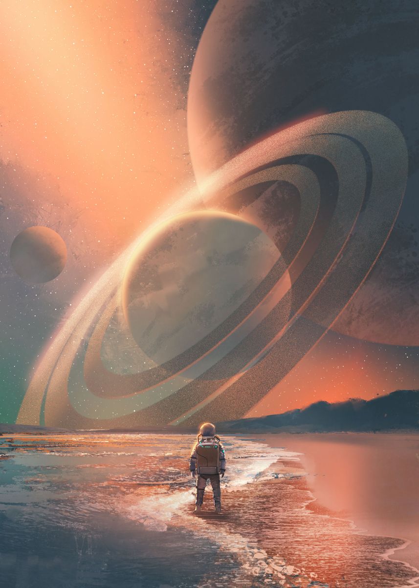 'Lost Planet' Poster by dwopp | Displate