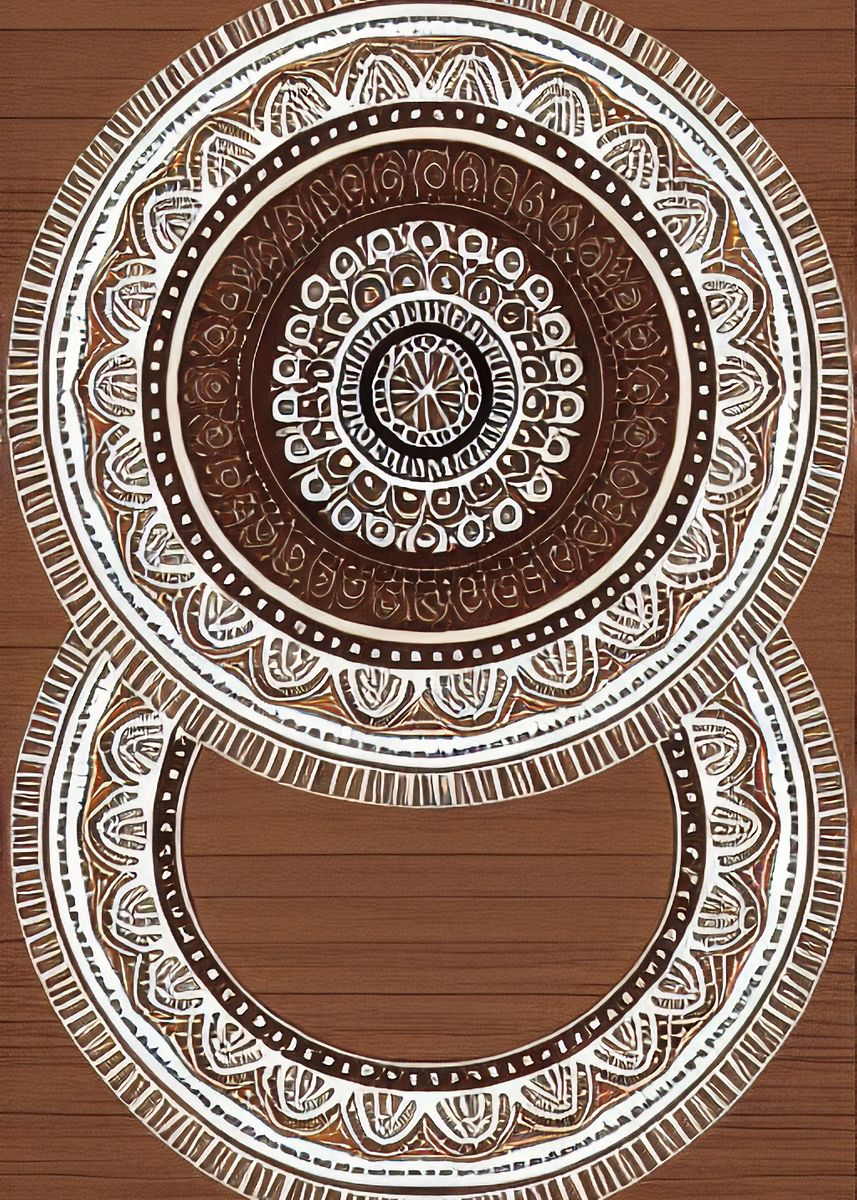 'Mandala Eclipse' Poster, picture, metal print, paint by Chris Chenault ...