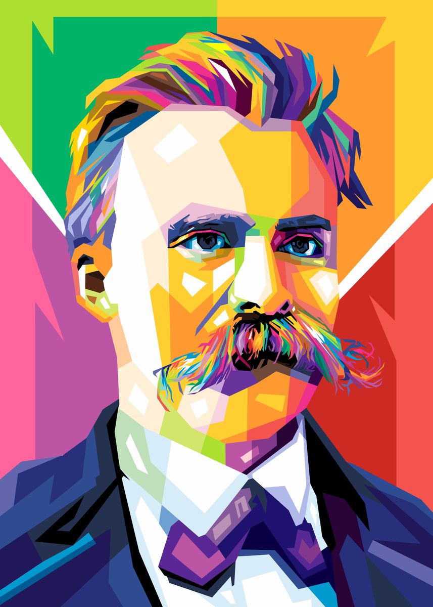 'Friedrich Nietzsche' Poster, picture, metal print, paint by Sherlock ...
