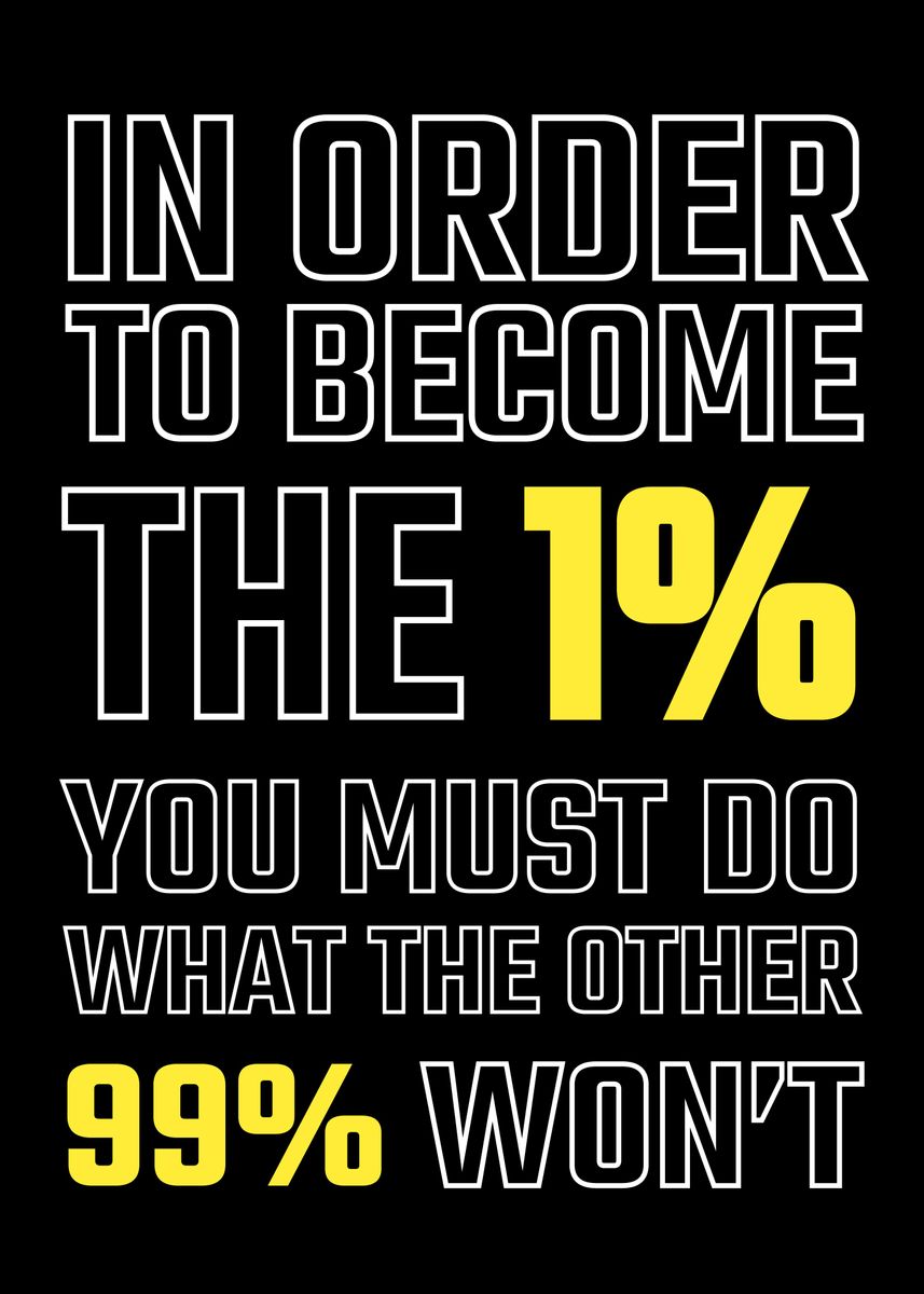 'stand out' Poster by WallArt | Displate