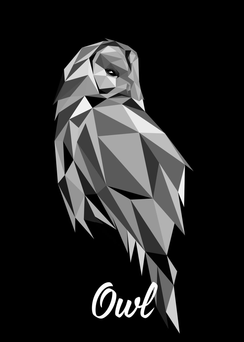 'Owl' Poster by minh doan | Displate