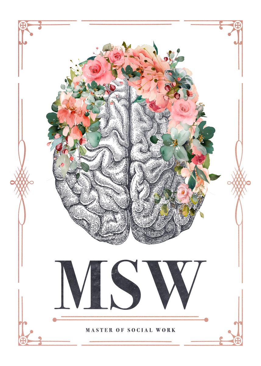 'MSW with Flowers' Poster, picture, metal print, paint by Aged Pixel ...