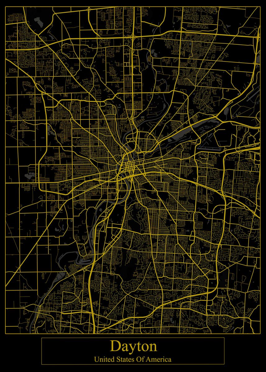 'Dayton USA' Poster by Zake Yonkou | Displate