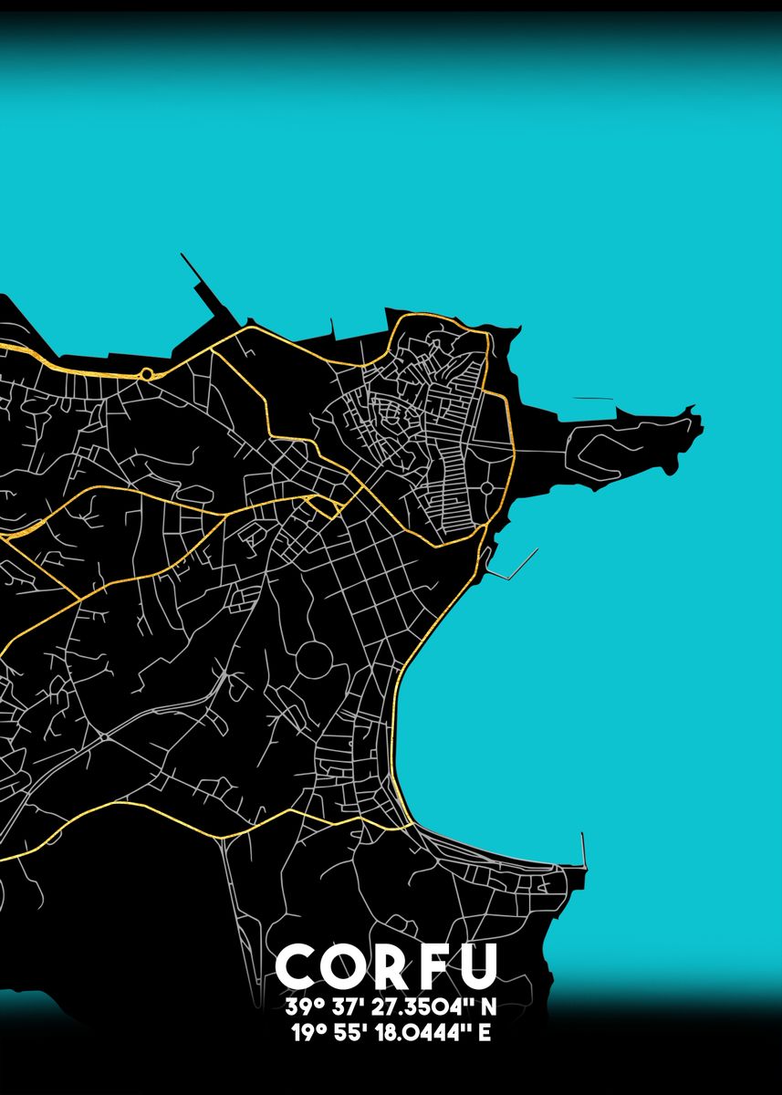 'Corfu Greece' Poster, picture, metal print, paint by Clayborne Frank ...