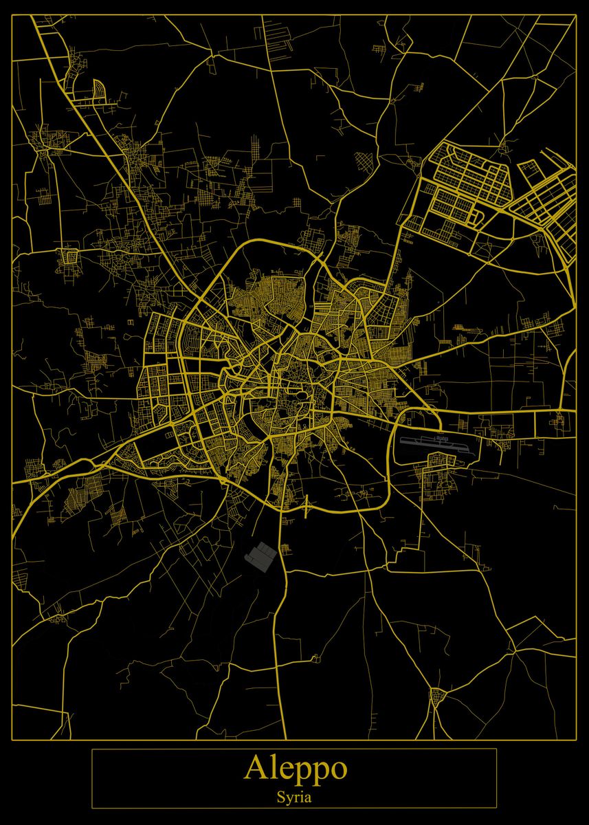 'Aleppo Syria' Poster, picture, metal print, paint by Zake Yonkou ...