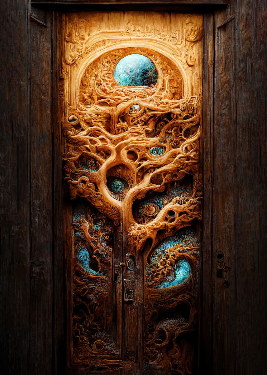 'Surreal door 02' Poster, picture, metal print, paint by AiRym Art ...