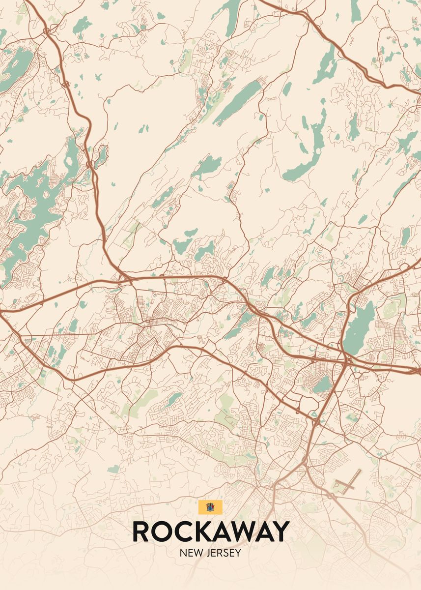 'Rockaway NJ' Poster by IMR Designs | Displate