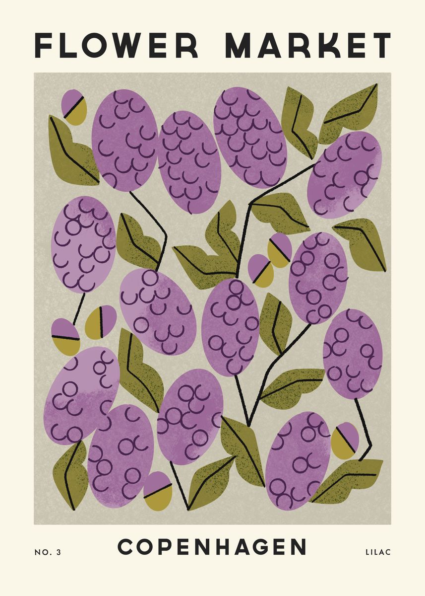 'Flower Market No 3' Poster, picture, metal print, paint by Renea L ...