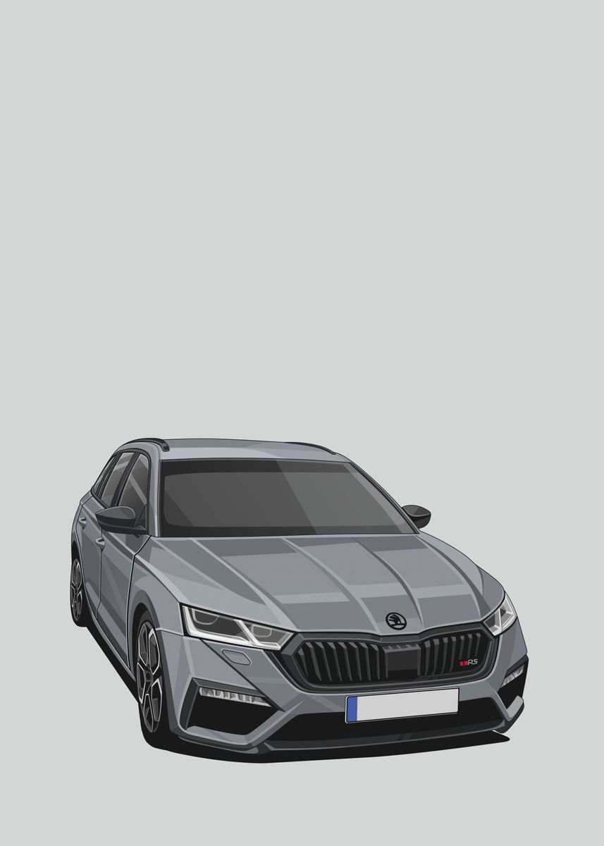 'skoda slavia ' Poster, picture, metal print, paint by capture art ...