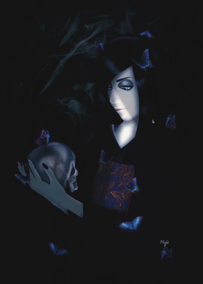 'Jigoku Dayu 2' Poster, picture, metal print, paint by Majo Art | Displate