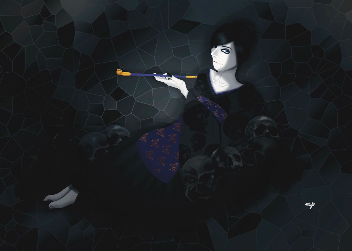 'Jigoku Dayu' Poster by Majo Art | Displate