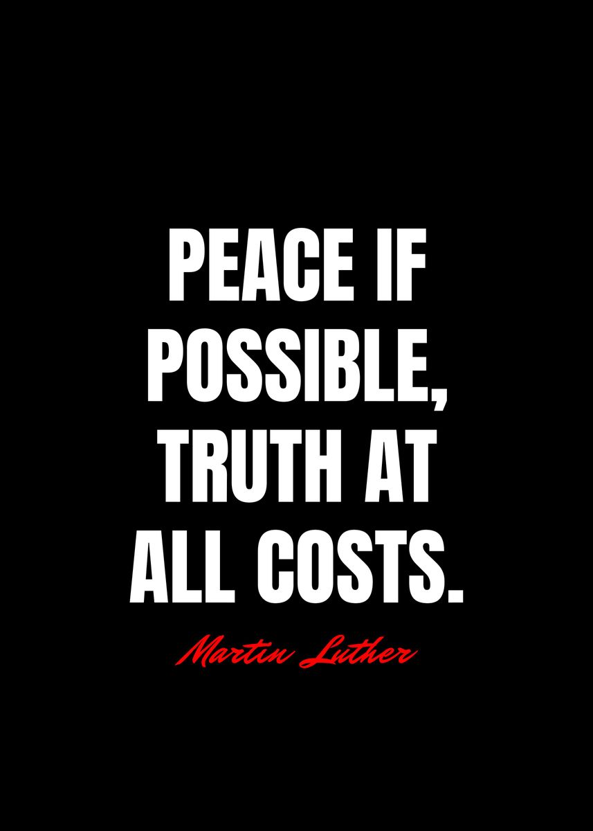 'Martin Luther Quotes' Poster, picture, metal print, paint by Best ...