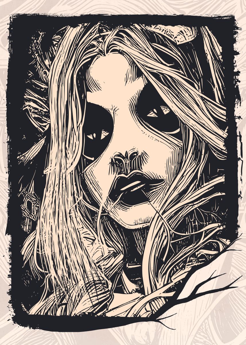 'Witch Masks' Poster, picture, metal print, paint by Ilya Danilov ...
