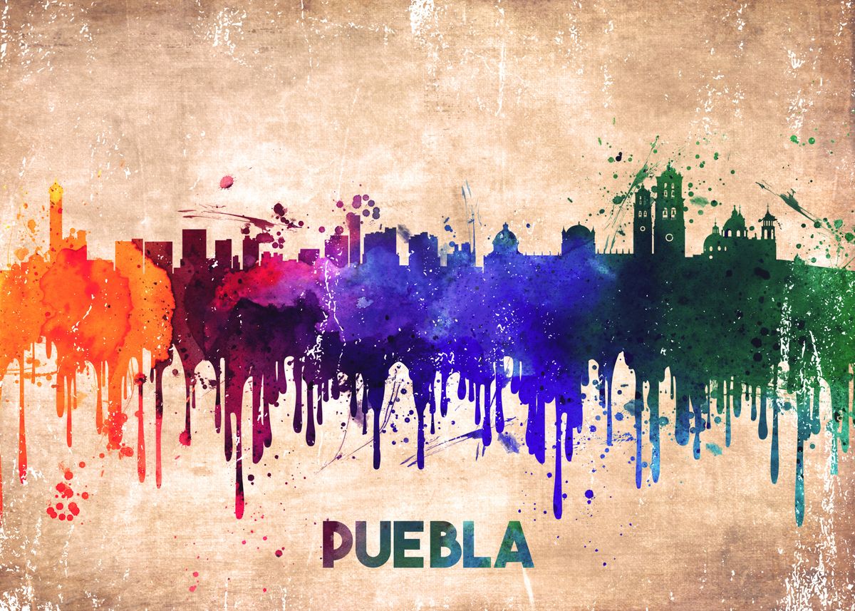 'Puebla' Poster by Van Zelman | Displate