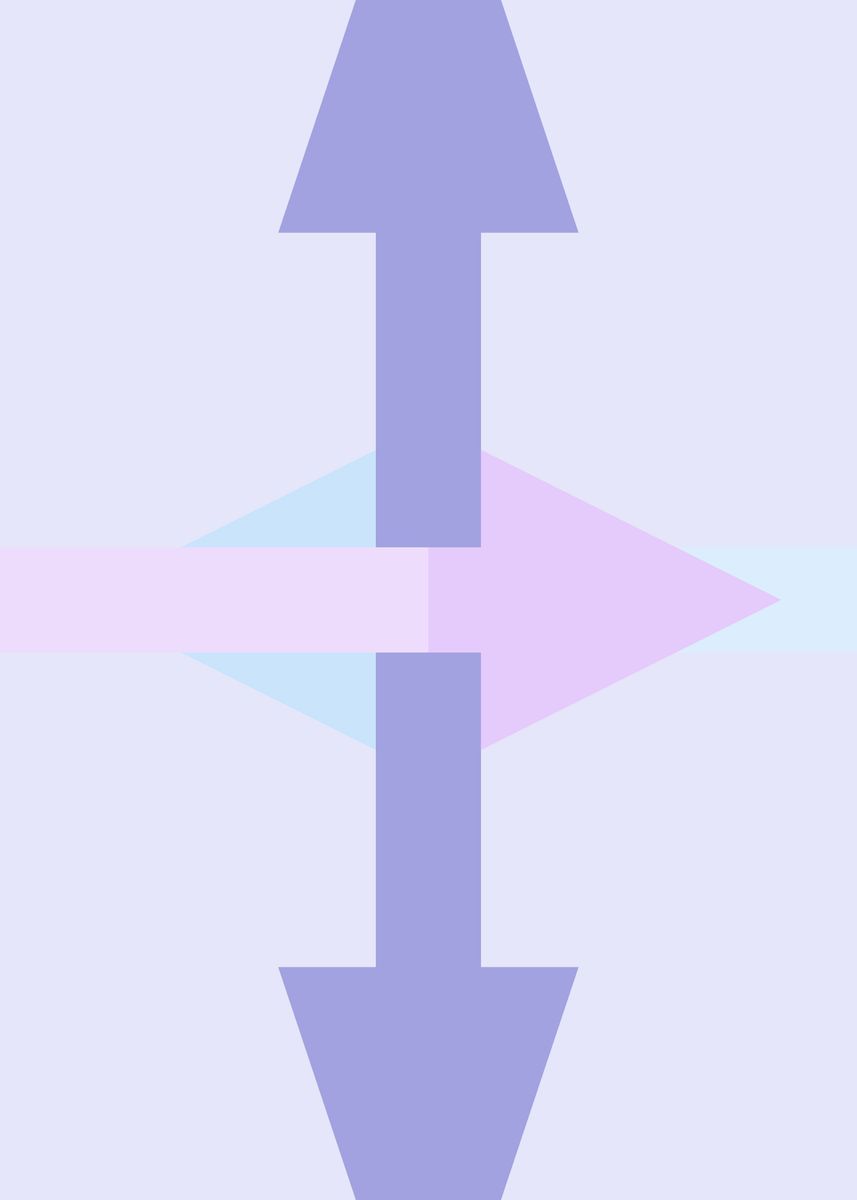 'Arrows Composition 2' Poster, picture, metal print, paint by wagnerps ...