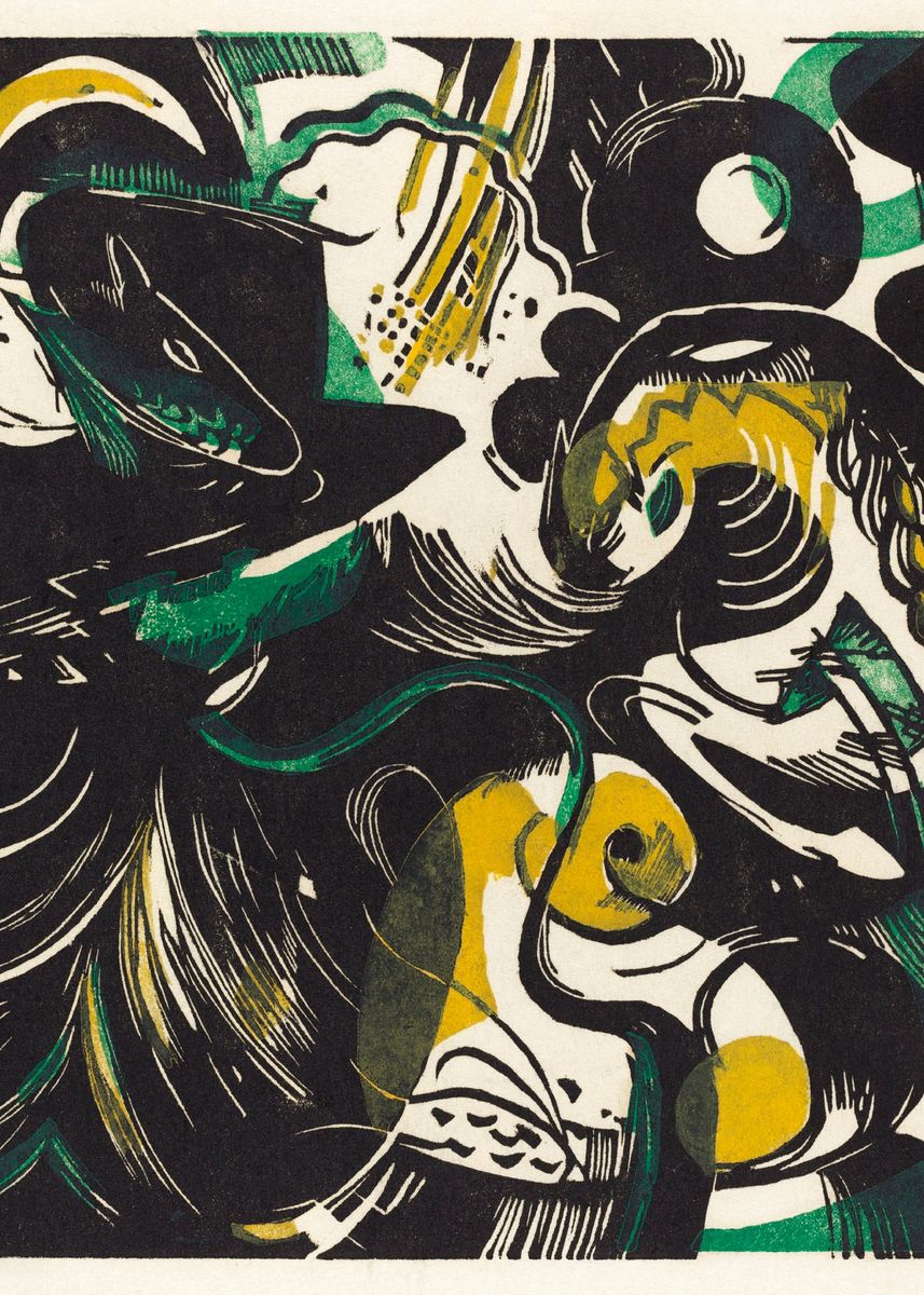 'Genesis II 1914' Poster, picture, metal print, paint by Sloka | Displate