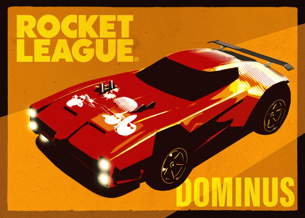 'Dominus Minimal' Poster by Rocket League | Displate